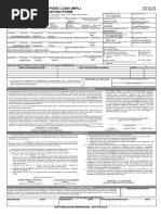 SLF066 Calamity Loan Application Form - V05 | PDF | Loans | Amortization (Business)
