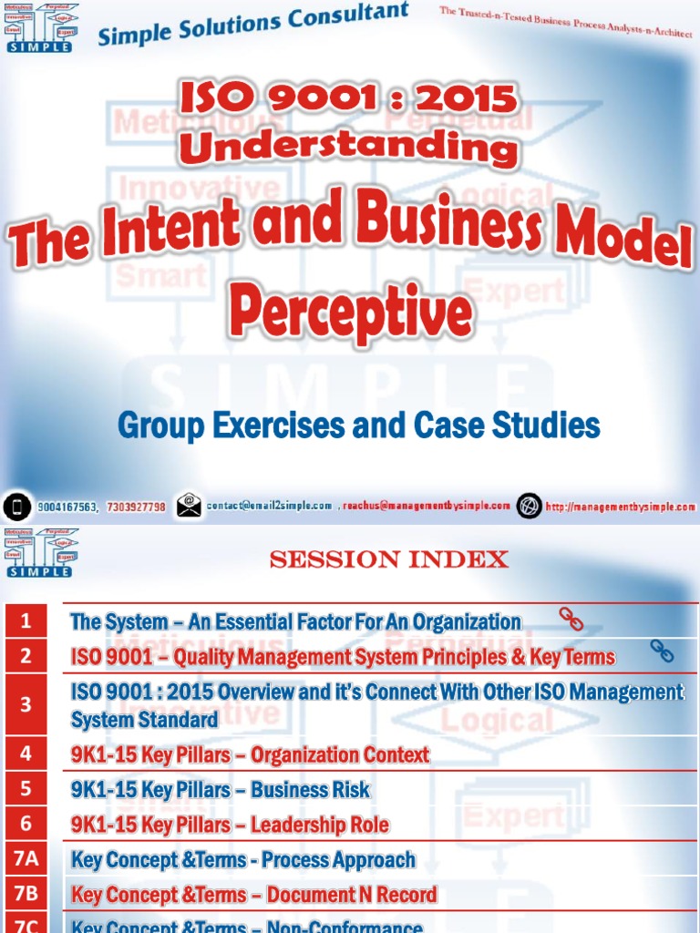 Group Exercises - Case Studies | PDF | Iso 9000 | Quality Management
