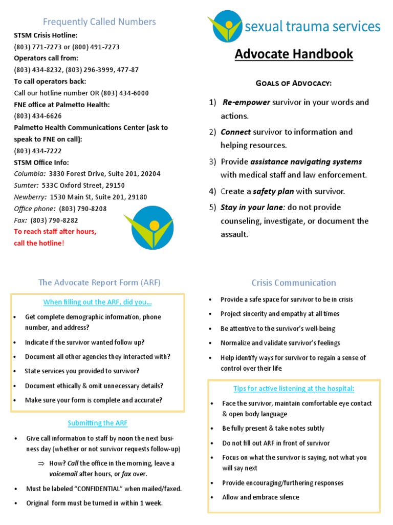 Advocate Handbook | PDF | Columbia | Hospital