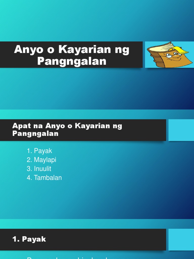 Anyo o Kayarian NG Pangngalan | PDF