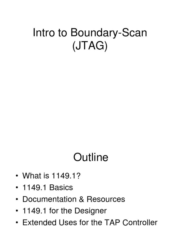 Jtag Basics | PDF | Electrical Engineering | Electronic Engineering Jtag Basics | PDF | Electrical Engineering | Electronic Engineering