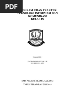 Ujian Praktek Informatika Kelas IX | PDF | Seni