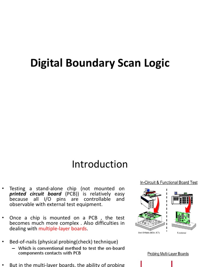 Boundary Scan Logic | PDF | Digital Electronics | Electrical Engineering