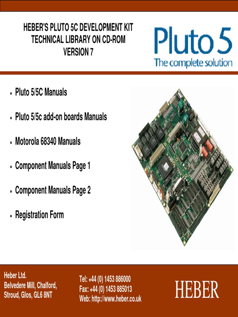 Heber's Pluto 5C Dev Kit Tech Library CD | PDF | Business