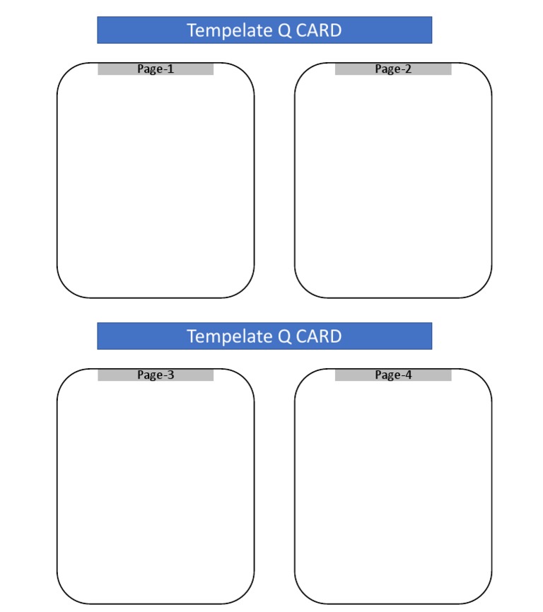 Template Q-Card | PDF