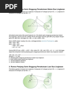 Rumus Garis Singgung Persekutuan Lingkaran | PDF