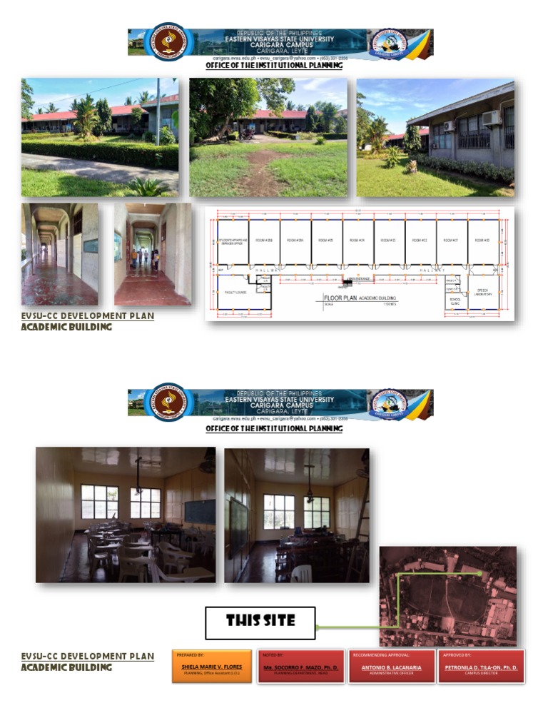 Office of The Institutional Planning: Evsu-Cc Development Plan | PDF