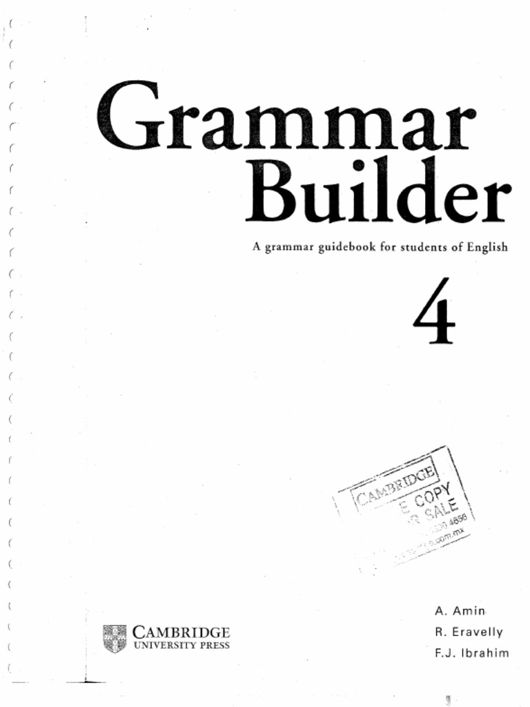 Grammar Builder Level 4 PDF | PDF