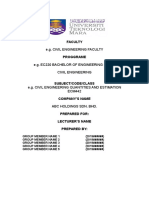 UITM Assignment Cover Page Example | PDF