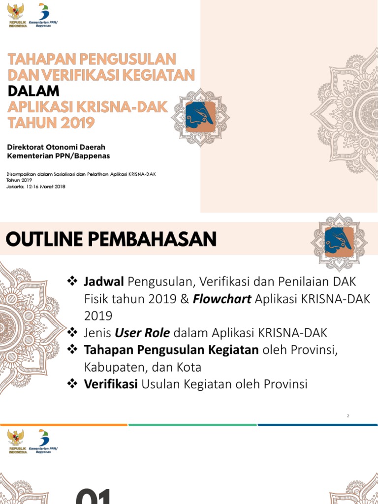 Jadwal dan Proses DAK 2019 | PDF