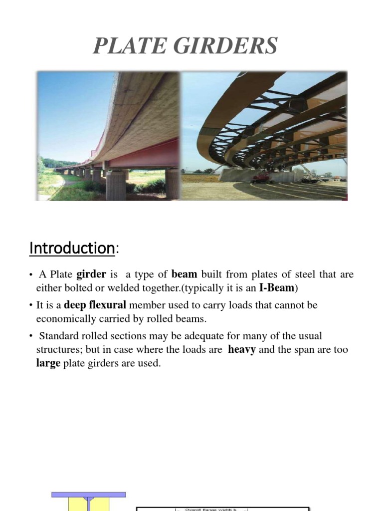 Plate Girders | PDF | Buckling | Beam (Structure)