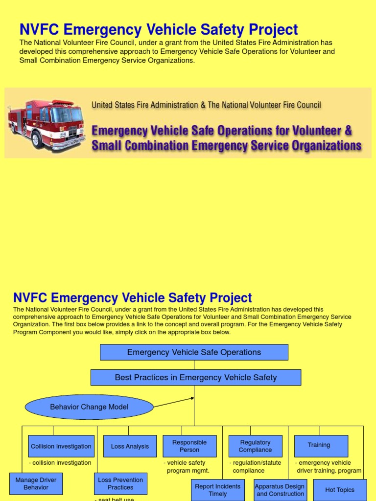 Emergency Vehicle Safe Operations Powerpoint | PDF | Traffic Collision ...