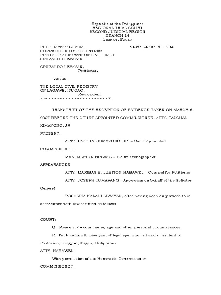 TSN | PDF | Testimony | Witness