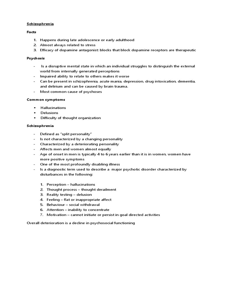 Schizophrenia | PDF | Self-Improvement | Science & Mathematics