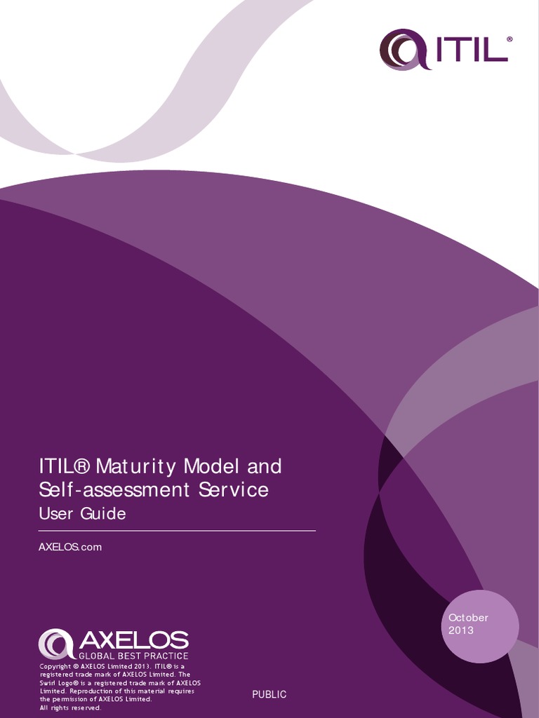 ITIL Maturity Model SA User Guide v1 2W | PDF | Itil | It Service ...