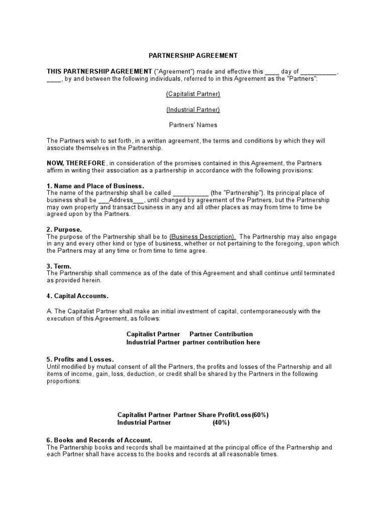 Spa Format Landbank | PDF | Partnership | Civil Law (Legal System)