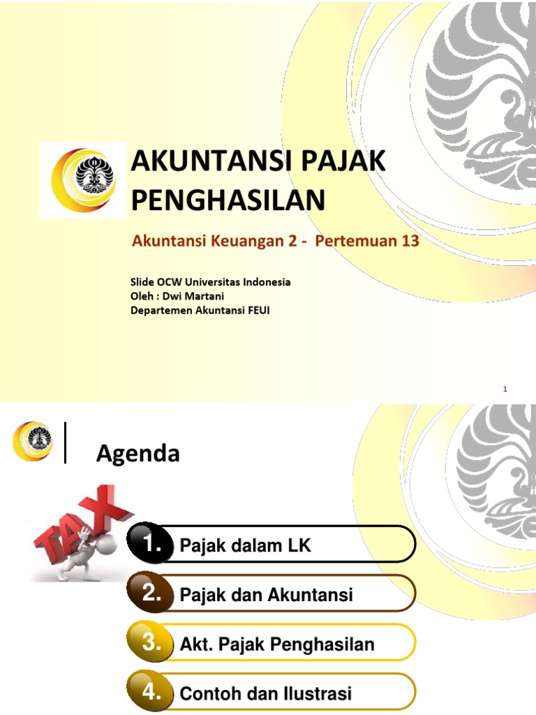 AK2 Pertemuan 13 Pajak Penghasilan PDF | PDF