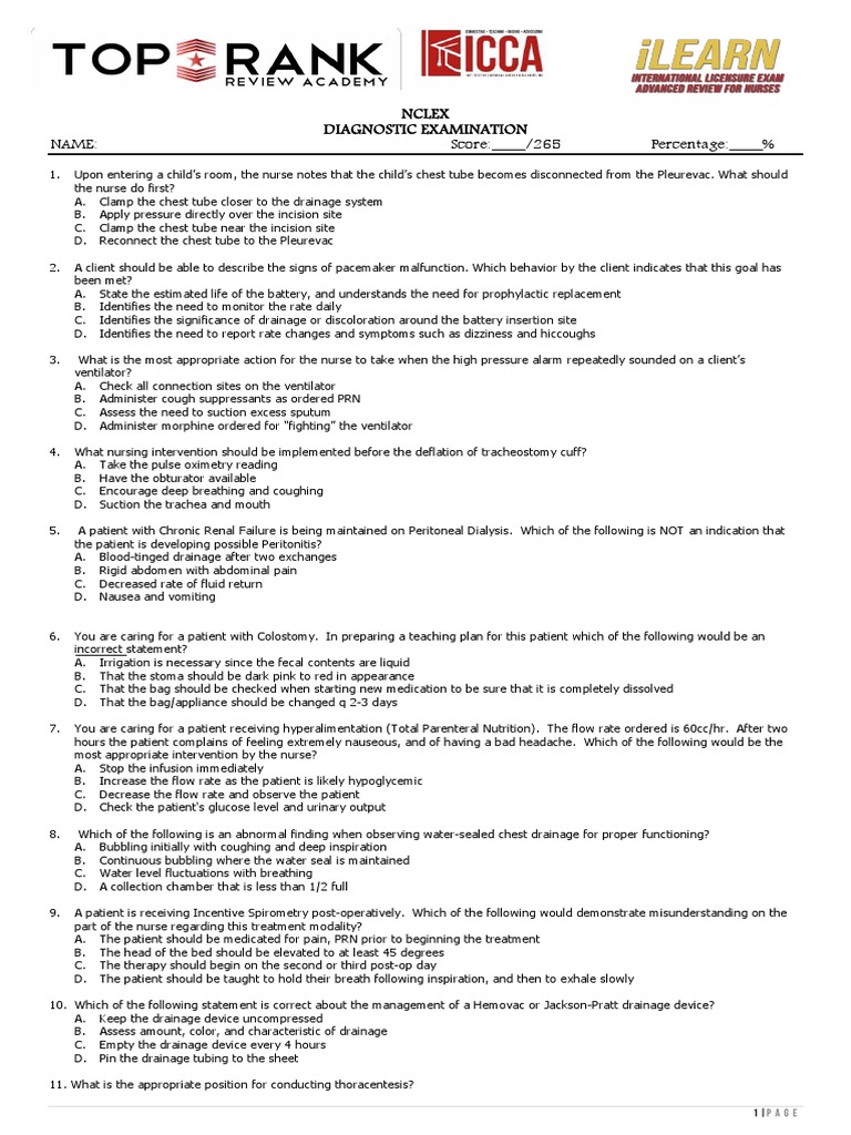 Special - NCLEX - Exam - Jakarta - Students - PDF Filename UTF-8''Special NCLEX Exam - Jakarta ...