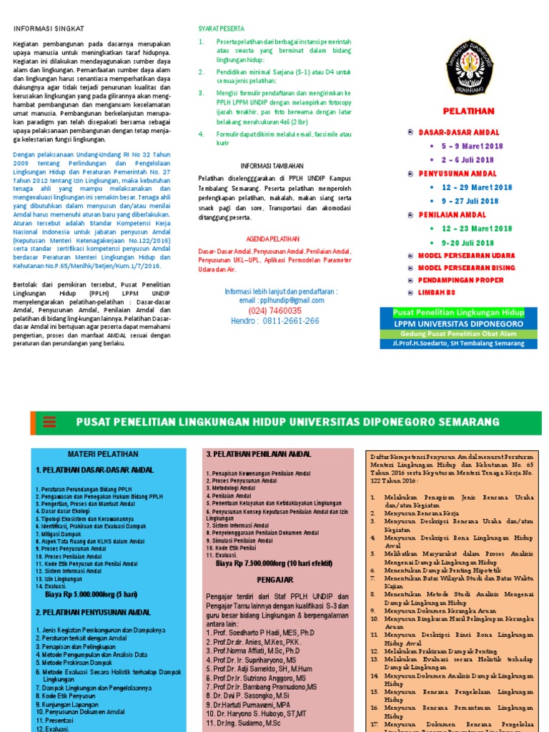 Pelatihan Amdal untuk Profesional | PDF