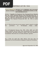 RA 9482 - Anti Rabies Act of 2007 | PDF | Rabies | Vaccination