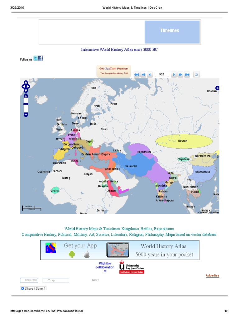 Yr 502 World History Map | PDF | Late Antiquity | Ethnic Groups