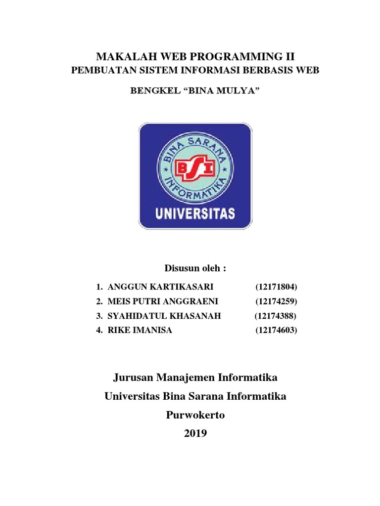 Makalah Web Programming Ii | PDF