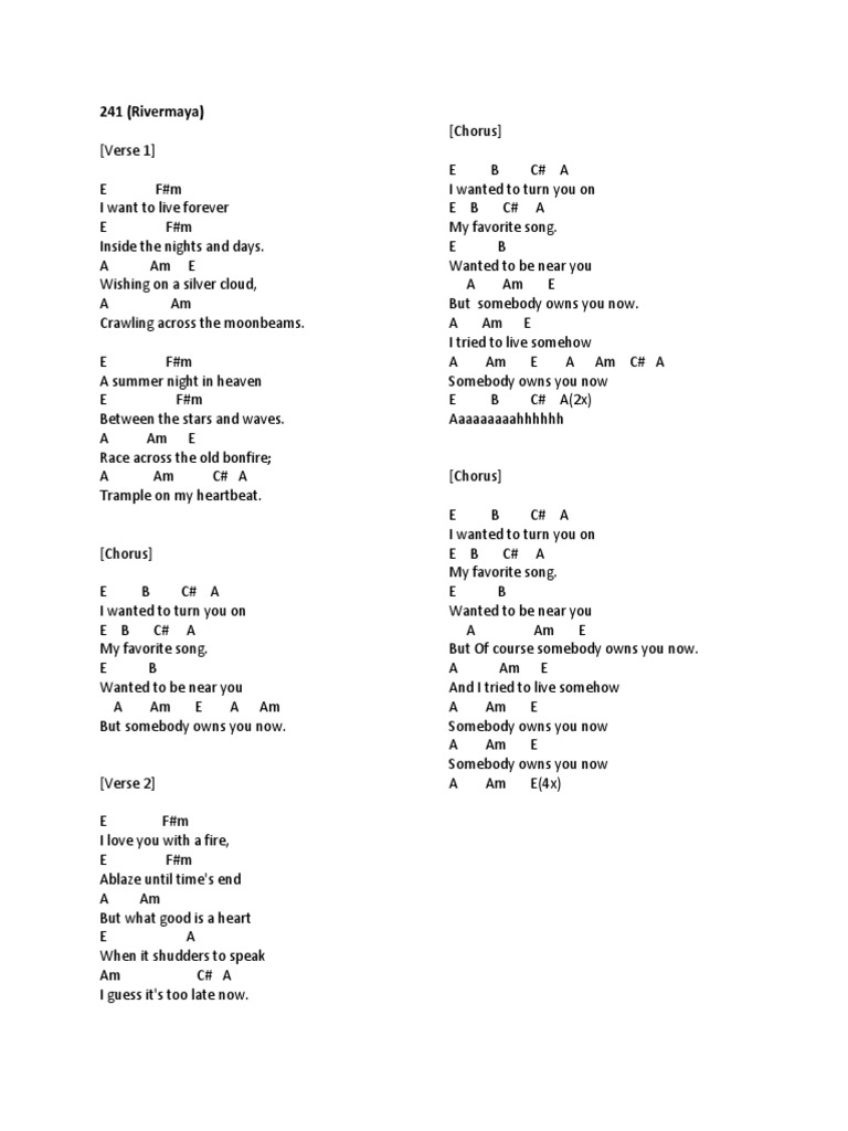 241 (Rivermaya) | PDF