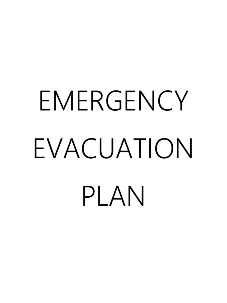 Drrm. Emergency Evacuation Plan | PDF | Transport | Government