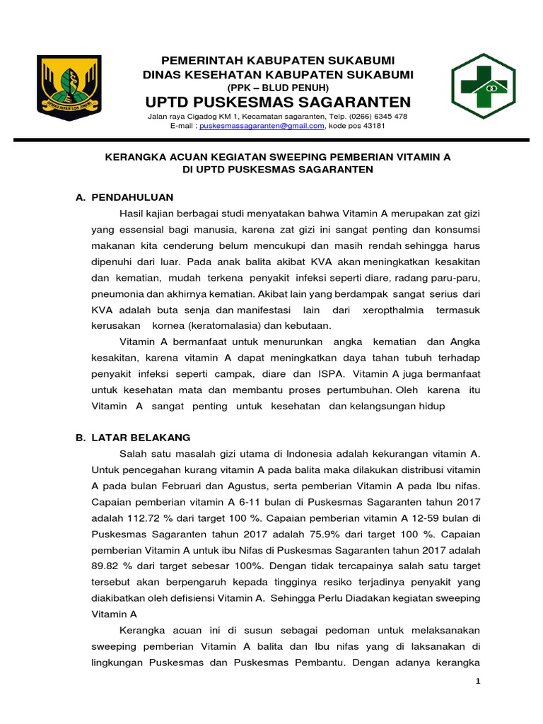 KAK Sweeping Vit A | PDF