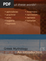 Heroes Gods and Monsters of The Greek Myths1 | PDF