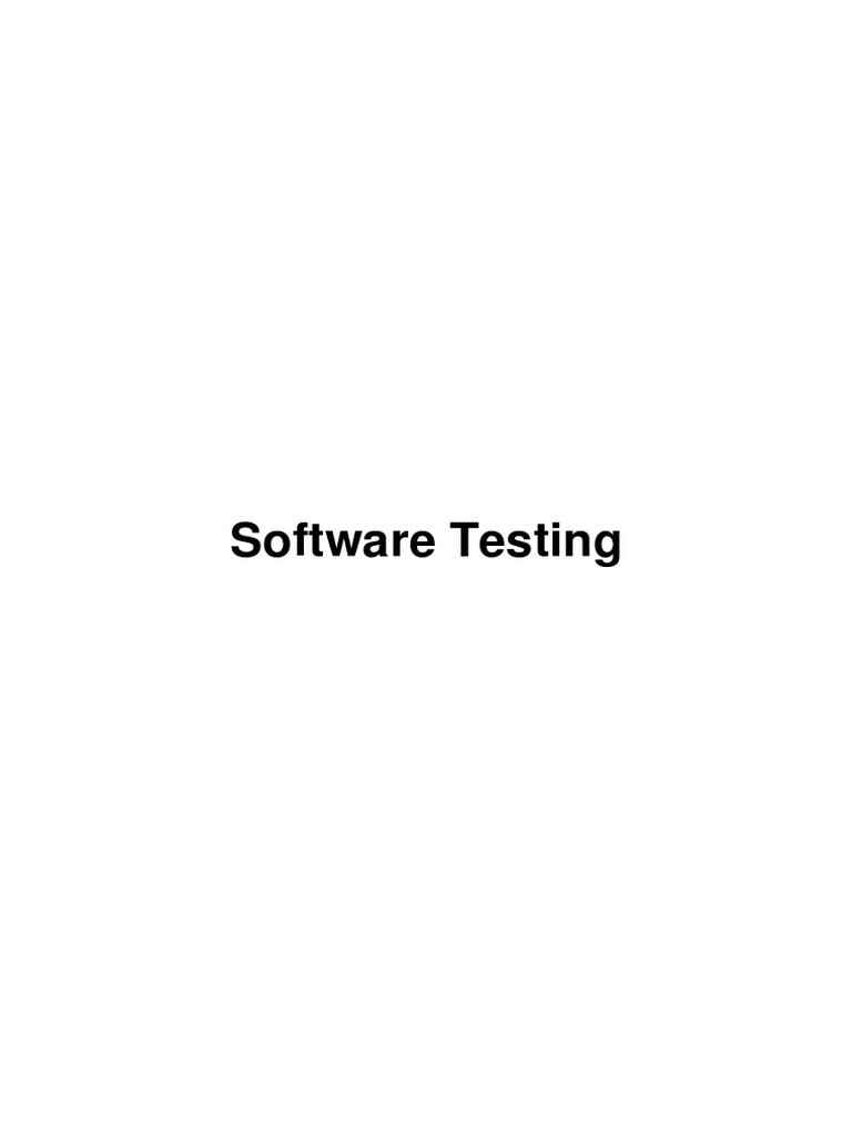 0-Software Testing Tutorial | PDF | Software Testing | Usability 0-Software Testing Tutorial | PDF | Software Testing | Usability