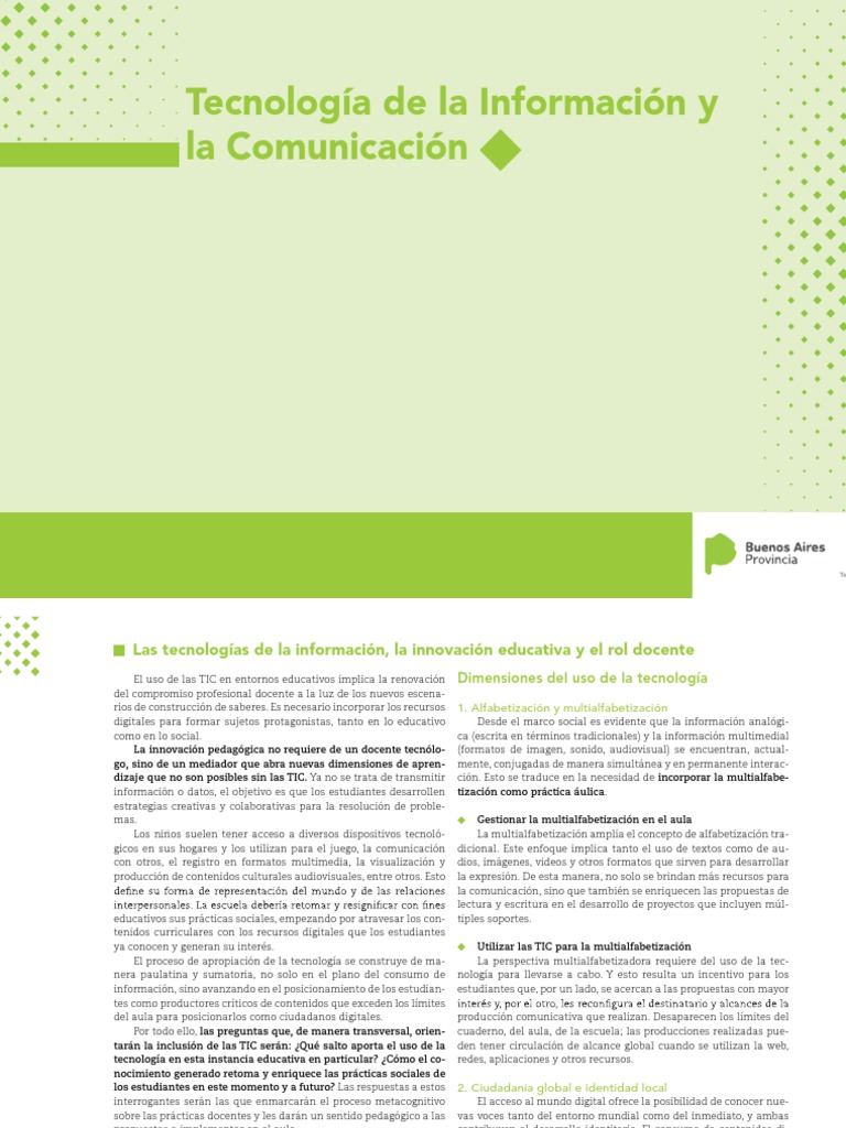 Modulo TIC Primaria | PDF | Tecnología de información y comunicaciones ...