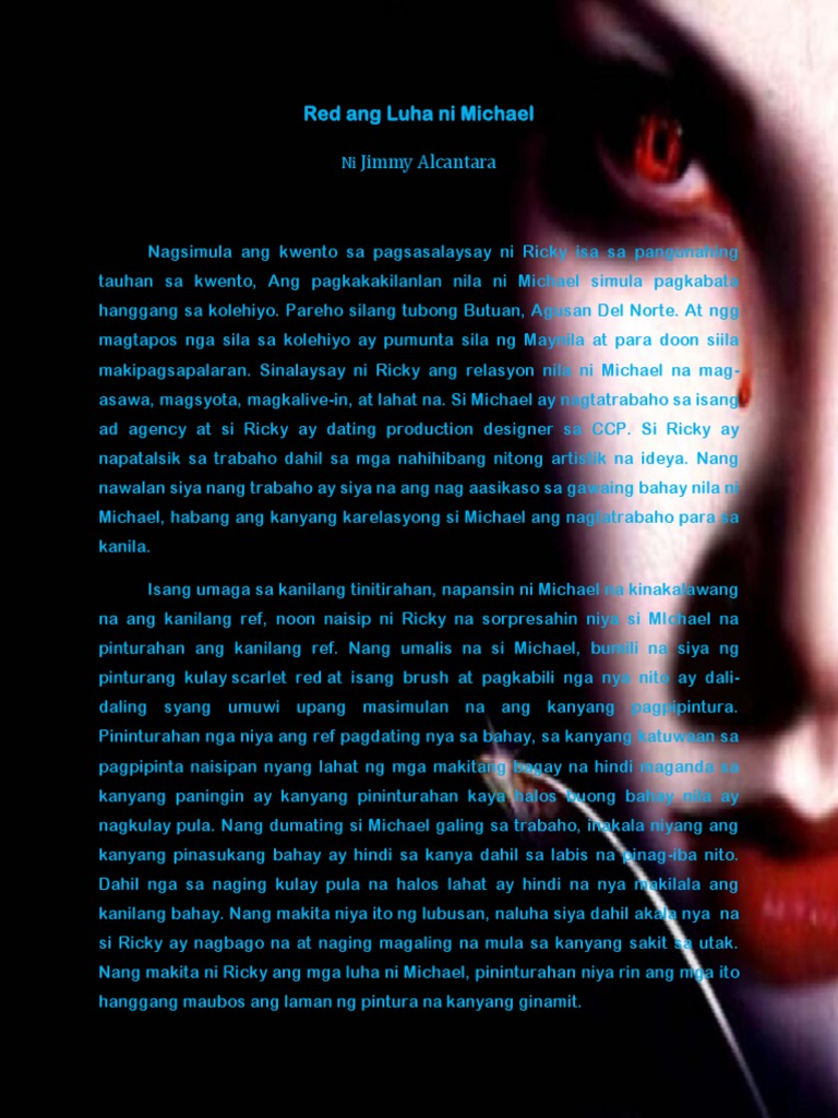 Red Ang Luha Ni Michael | PDF
