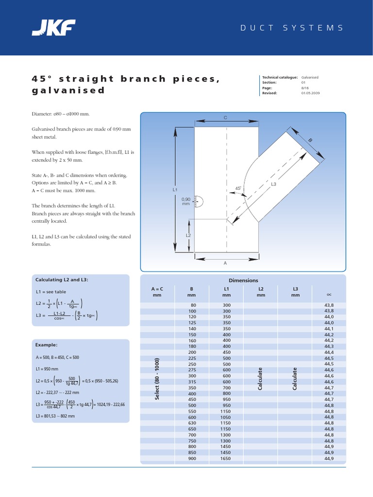 Galvanised Duct Branch Piece Specs | PDF | Teaching Mathematics | Nature