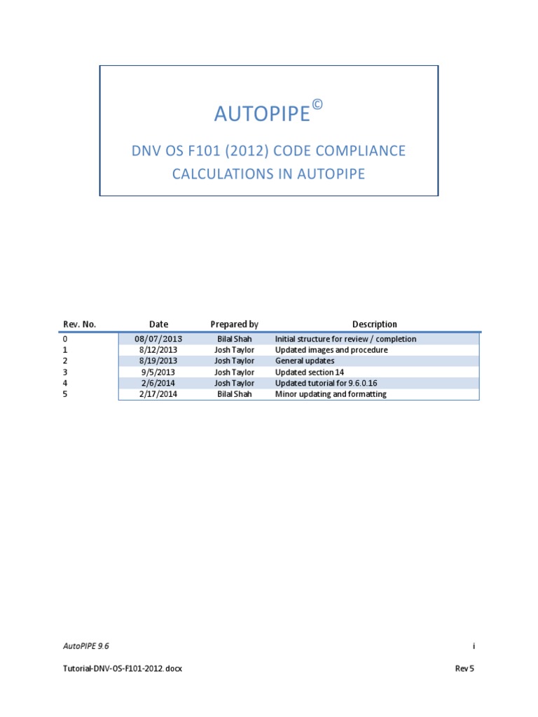 Tutorial DNV - AUTOPIPE | PDF | Pipe (Fluid Conveyance) | Waves