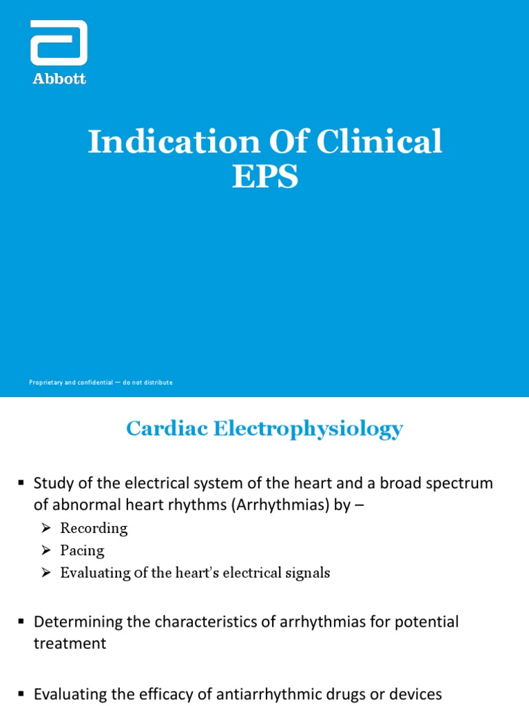 Indication of Clinical EP | PDF | Cardiac Arrest | Cardiac ...