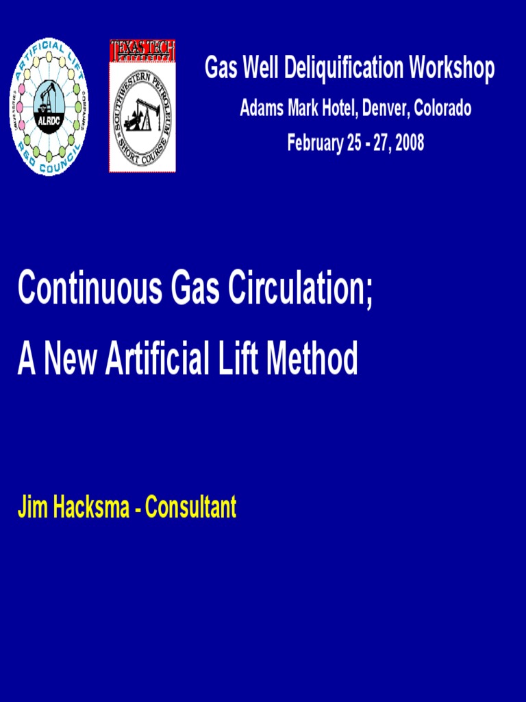 4 Presentation Hacksma Continuous Gas Circulation | PDF | Oil Well | Gases