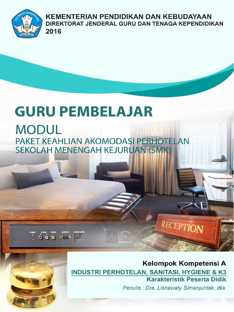 AKP-1.Modul Diklat PKB Guru SMK Paket Keahlian Akomodasi Perhotelan A PDF | PDF | Seni