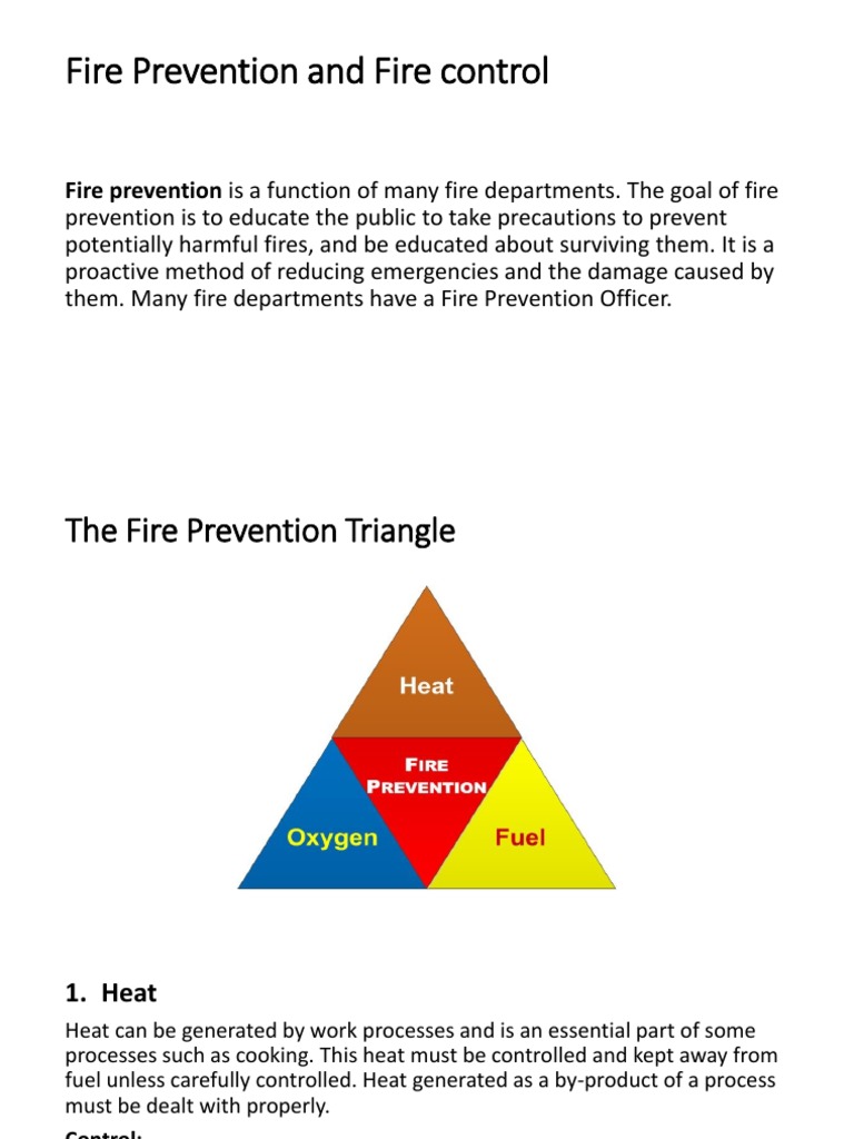 Fire Prevention and Control | PDF | Fires | Oxygen