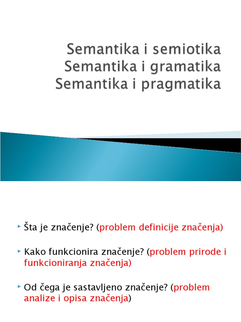 Semantika | PDF
