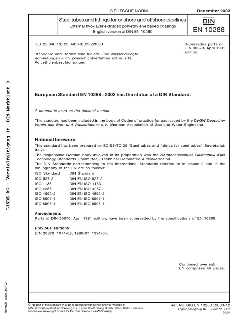 DIN_EN_10288_2003_12_Pipes_PE_coated.pdf | Film Speed | International ...