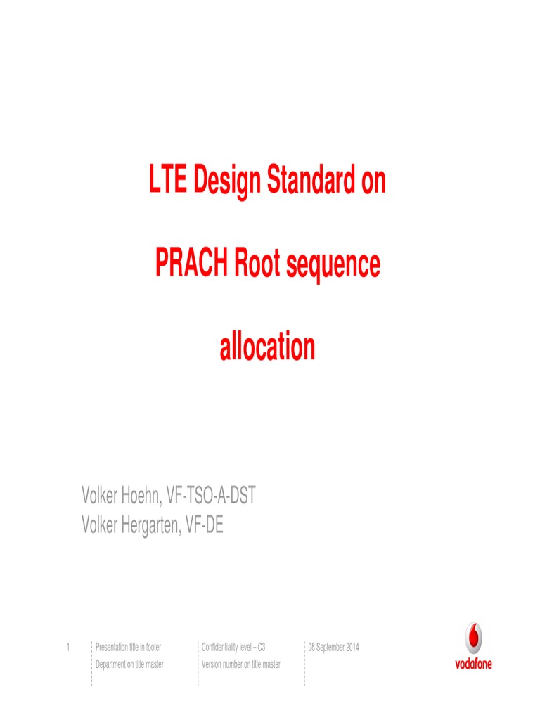 PRACH Root Sequence Index Planning | PDF | Lte (Telecommunication) | Electronics