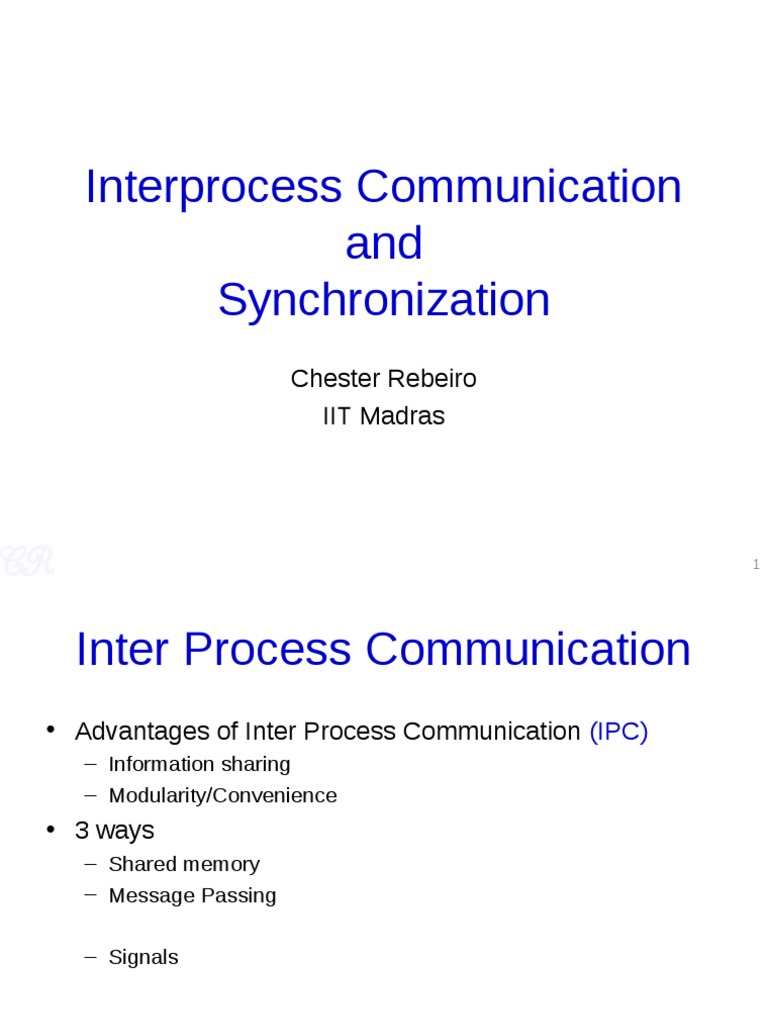 Synchronization OS | PDF | Software Development | System Software