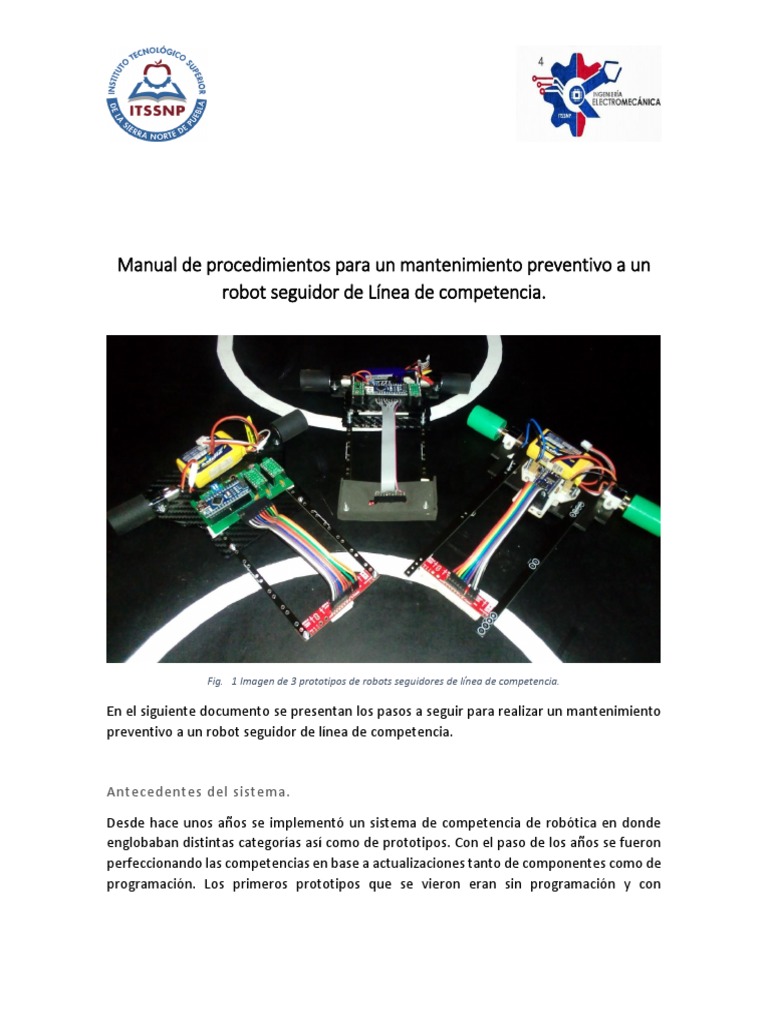 Manual de Procedimientos para Un Mantenimiento Preventivo A Un Robot ...