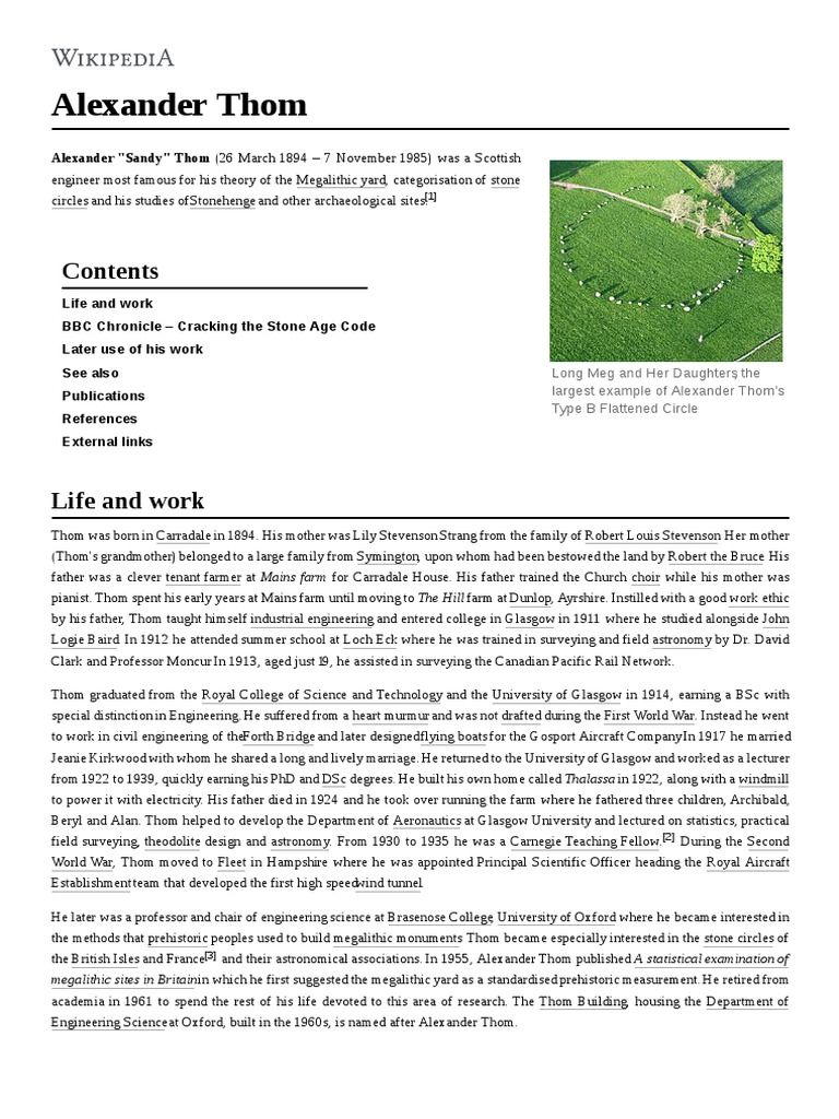 Alexander Thom | PDF | Science | Astronomy