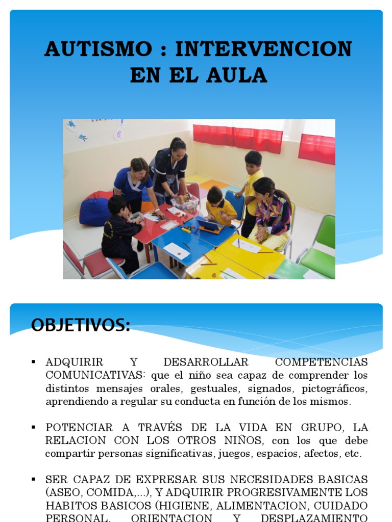 Autismo en El Aula | PDF | Espectro autista | Aquisición de idioma
