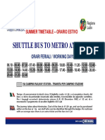 Amara Sanctuary: Shuttle Bus Schedule | PDF | Taxicab | Public Services
