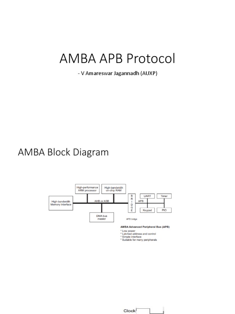 AMBA APB Protocol Overview | PDF | Business | Computers