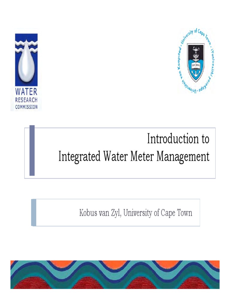I D I Introduction To Integrated Water Meter Management | PDF ...