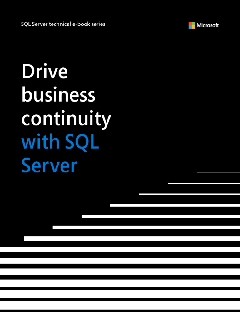 En CNTNT Ebook Drive Business Continuity With SQL Server | Download ...